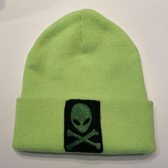 Accessories | Alien Goth Gothic Neon Green Beanie Winter Cap Toque ...